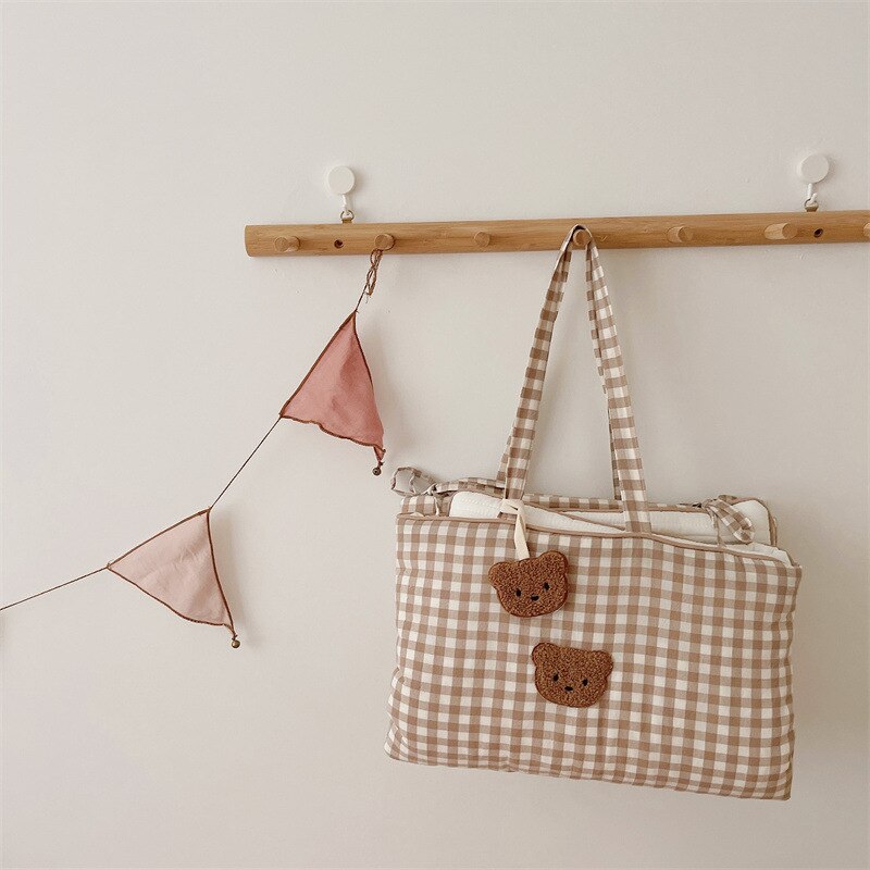 1627J Ins Baby Mattress Cotton Plaid Children'... – Vicedeal