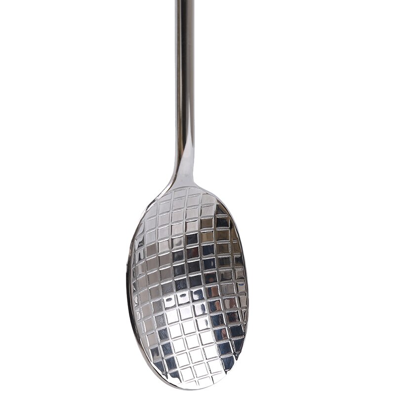 Baby fodring ske rustfrit stål badminton ketcher ske ske fløde frugt ...