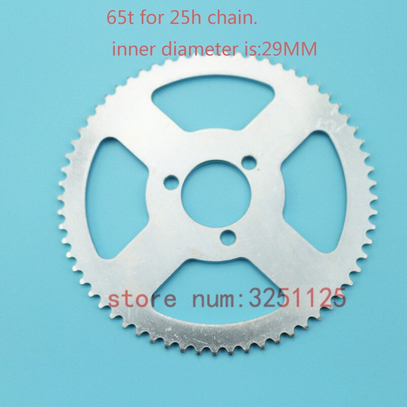 25H 65 Teeth 29mm 65T for 2 Stroke Mini ATV Rear C... – Grandado