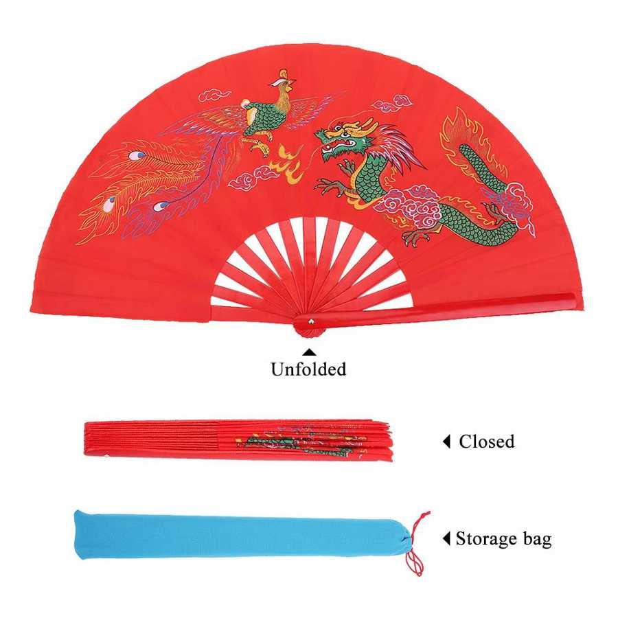 Deluxe and Bamboo Fan Dance Fan Sturdy for Tai tra... – Vicedeal