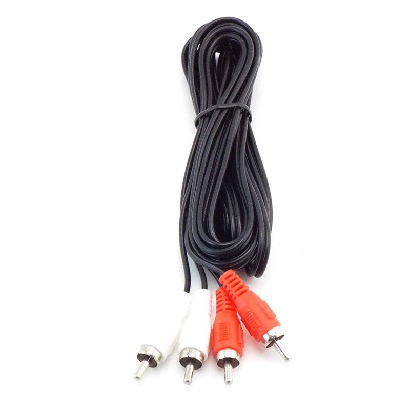 1M 3M 5M 2 RCA Male to 2 RCA Male Cable Stereo Dua... – Grandado