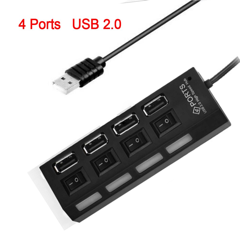 USB Hub 3.0 USB Splitter Multi USB 2.0 Hub 4/7 Por... – Grandado