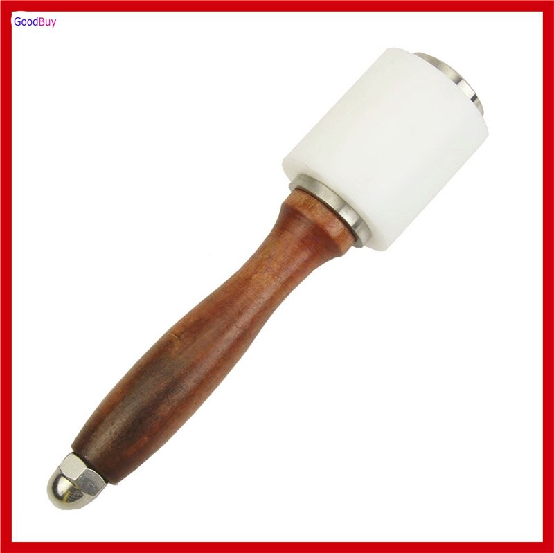 Wood Handle Nylon Leather Hammer Leather Hole Punc... – Vicedeal