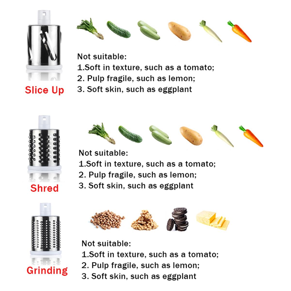 Vegetable Cutter Round Slicer Potato Carrot Grater... – Grandado