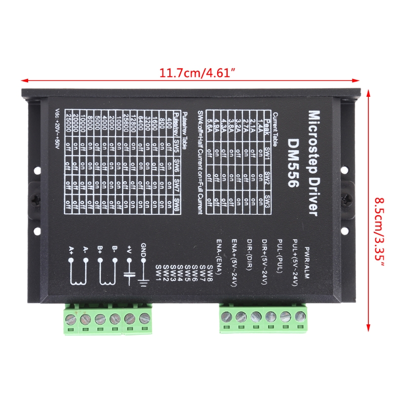 DM556 2-Fase Digitale Stappenmotor Driver 42/57/86... – Grandado