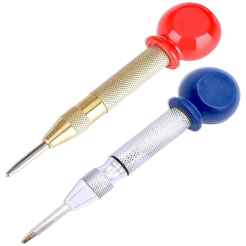 2 Pack Automatic Drill Center Punch Spring Loaded ... – Grandado