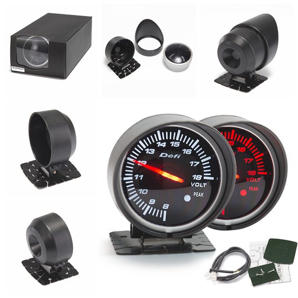 BF 60mm LED Volt Gauge Auto Car Motor Gauge with R... – Grandado