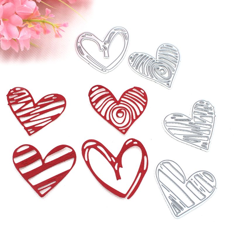 Carbon Steel Love Heart Cutting Die Embossing Sten... – Vicedeal