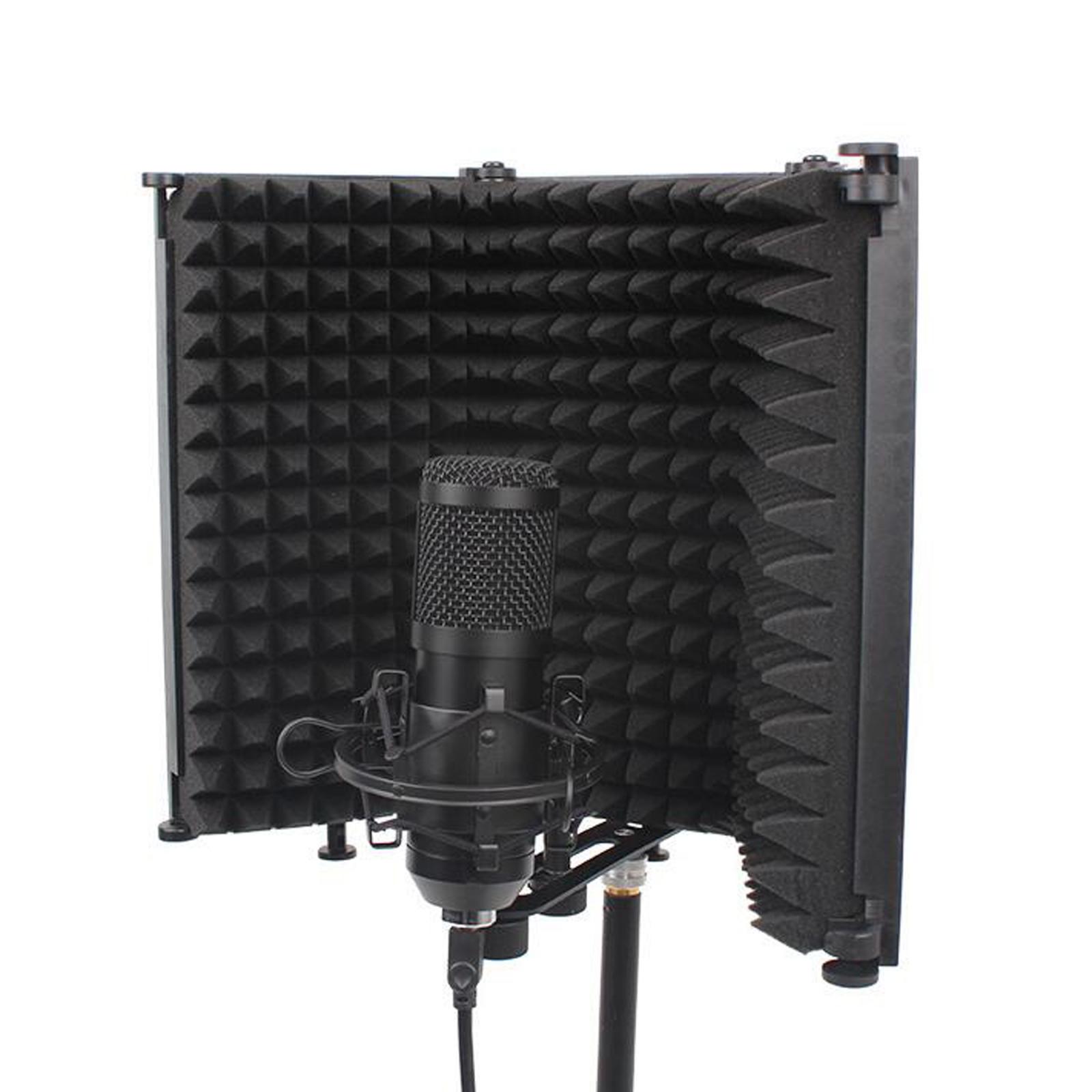 Adjustable 3 Panel Microphone Isolation Shield Fol... – Grandado
