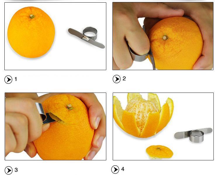 Stainless Steel Orange Peeler Zesters Lemon Slicer... – Grandado