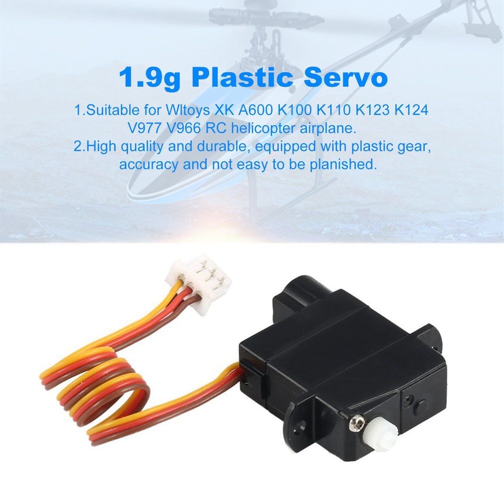 1.9G Plastic Servo Voor Wltoys Xk A600 K100 K110 K... – Grandado