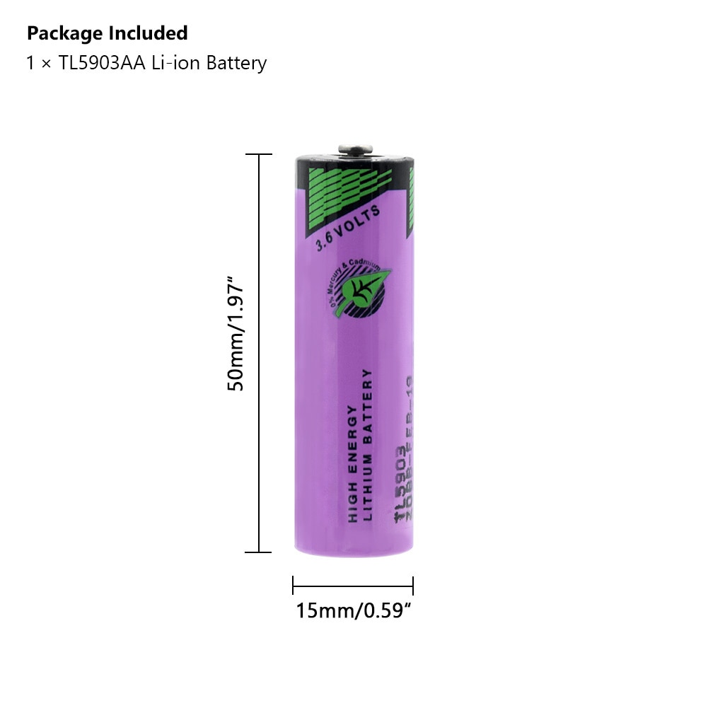 3.6V 2400mAh AA TL-5903 Battery SL-760 PLC Back Up... – Grandado
