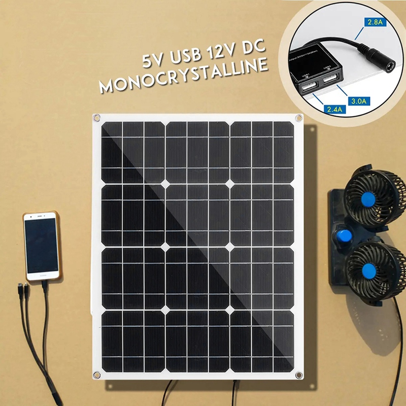 JFBL 35W 18V Solar Panel Portable Flexible Monocry... – Grandado
