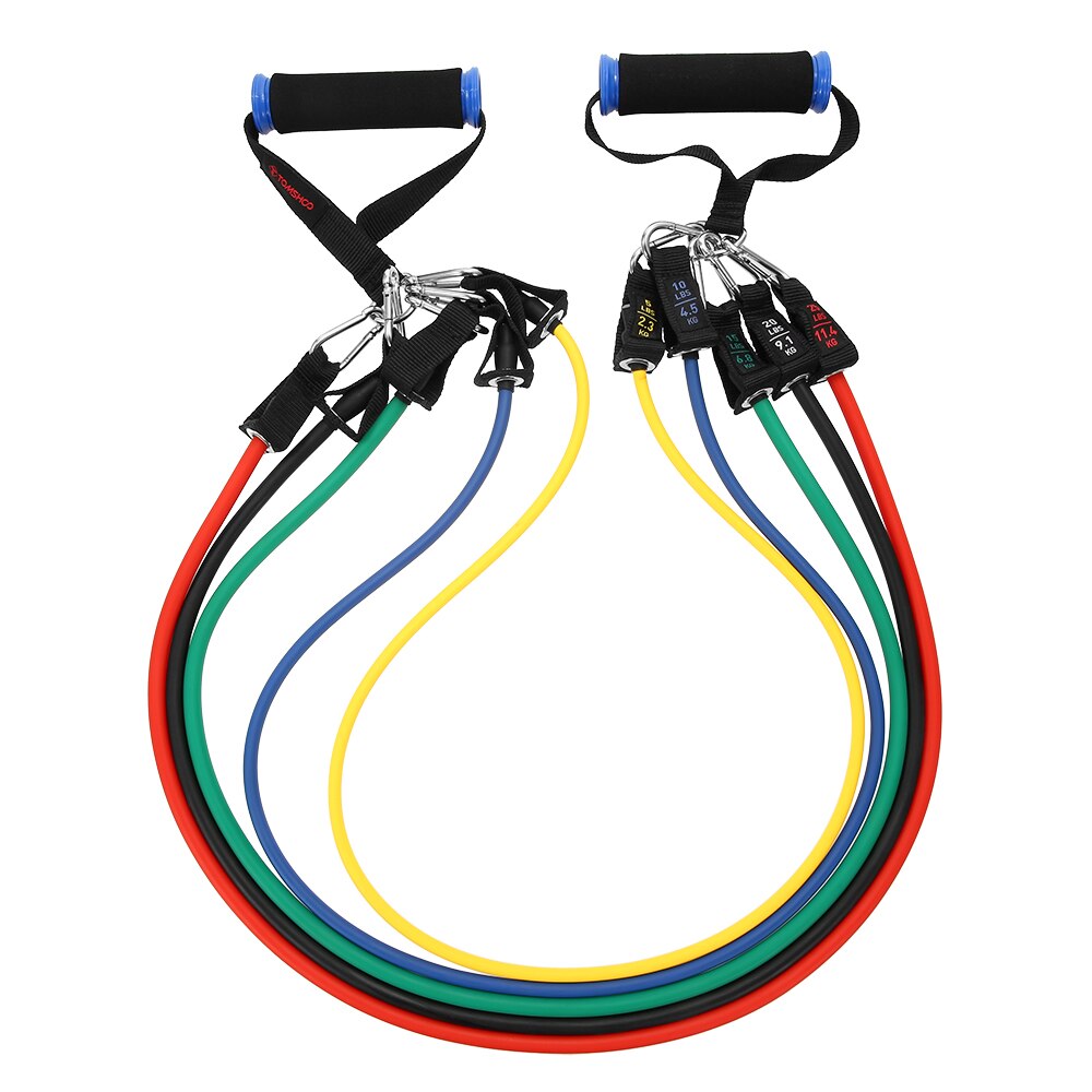 17Pcs Resistance Bands Set Pro Gym Fitness Bands W... – Grandado