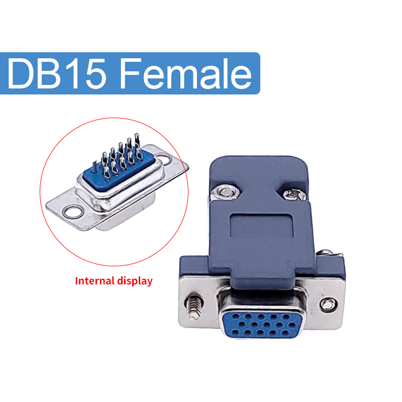 DB15 data cable connector plug VGA Plug 3 row D ty... – Grandado