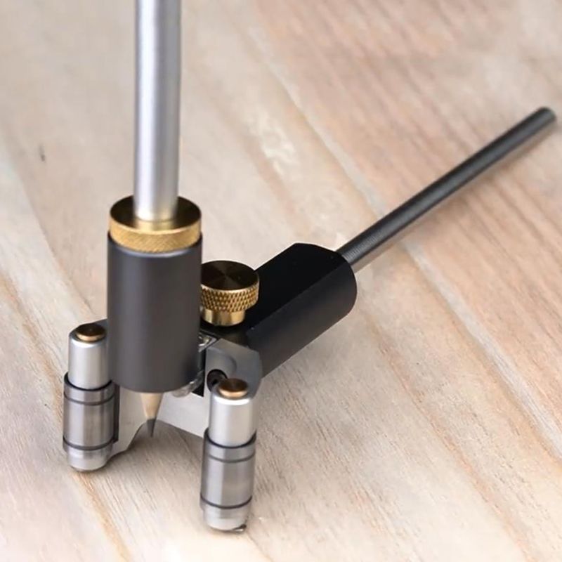 Woodworking Linear Arc Dual-purpose Scriber Ruler ... – Grandado