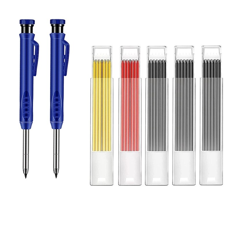 2 Pcs Solid Carpenter Pencil for Construction with... – Grandado