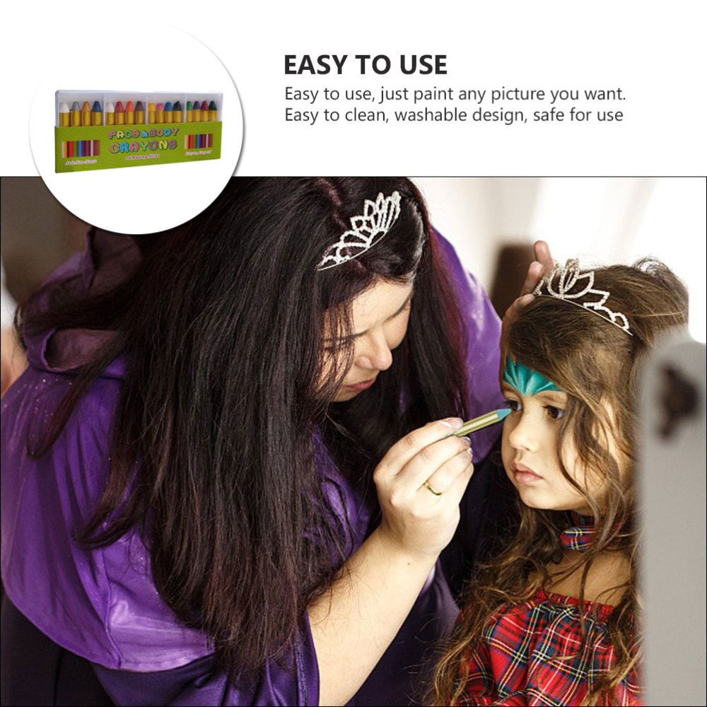 1 Set 16 Colors Face Painting Crayons Body Paintin... – Vicedeal