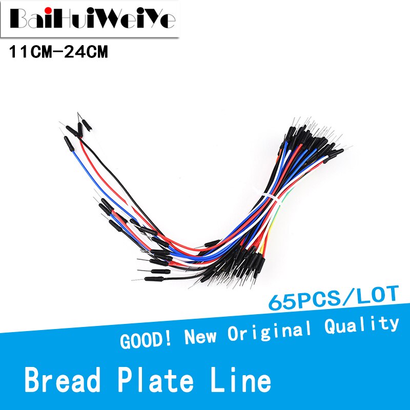 65PCS/LOT Solderless Flexible Breadboard Jumper wi... – Grandado