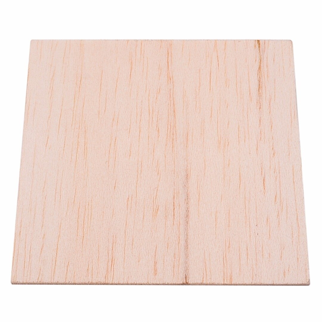 10 Uds. 100x100x2mm placa de madera modelo Balsa h... – Grandado