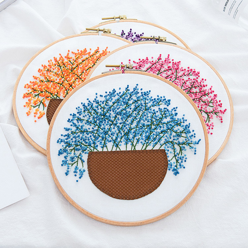 Plant DIY Embroidery Materials Package Gypsophila ... – Grandado