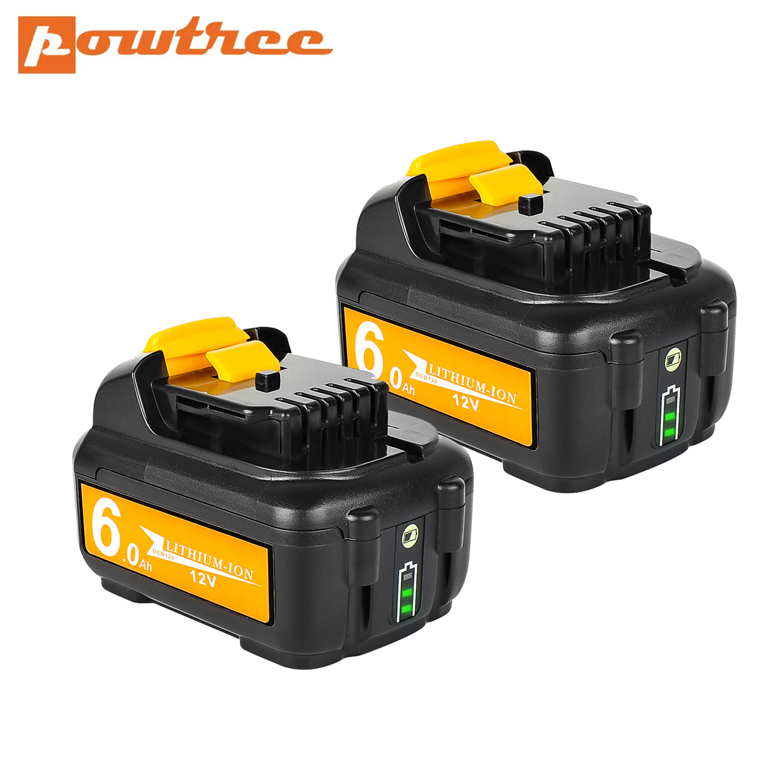 Powtree 12V MAX Li-ion DCB120 Battery For Dewalt 3... – Vicedeal