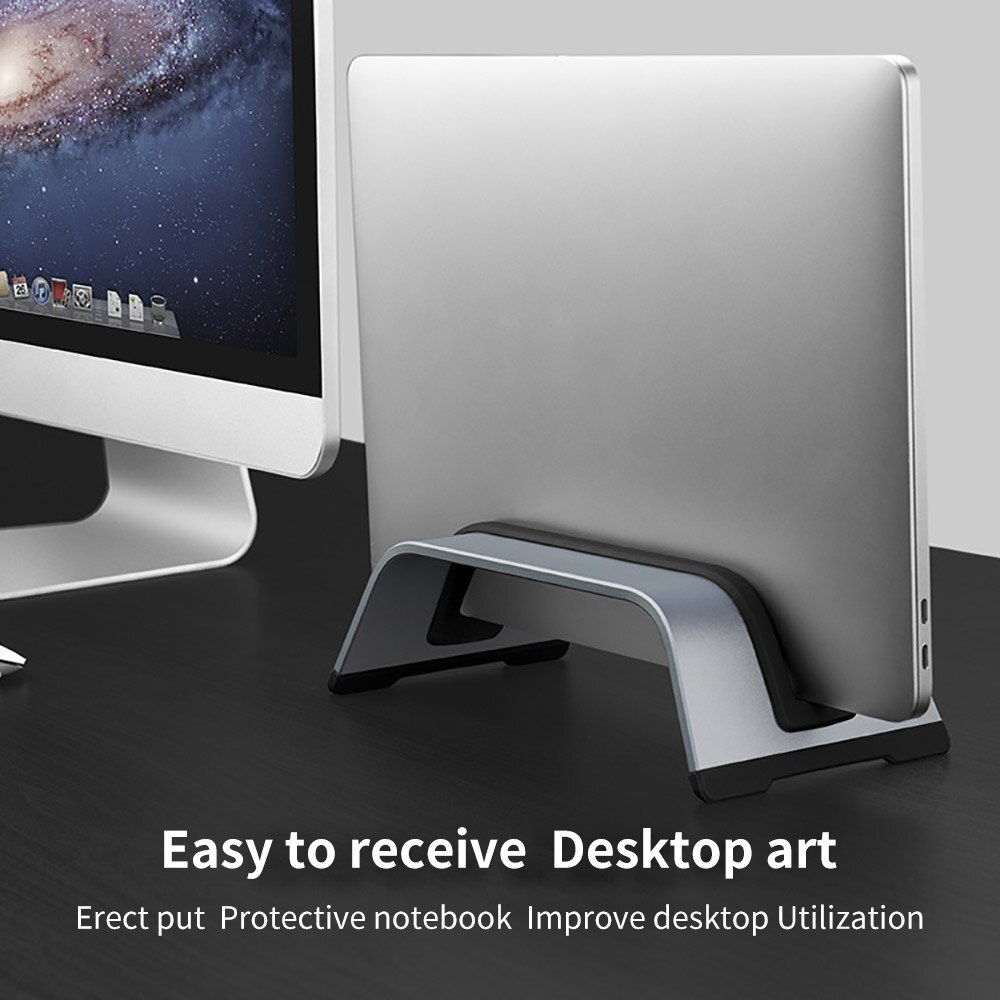 Aluminum Alloy Laptop Vertical Stand Base Metal De... – Vicedeal