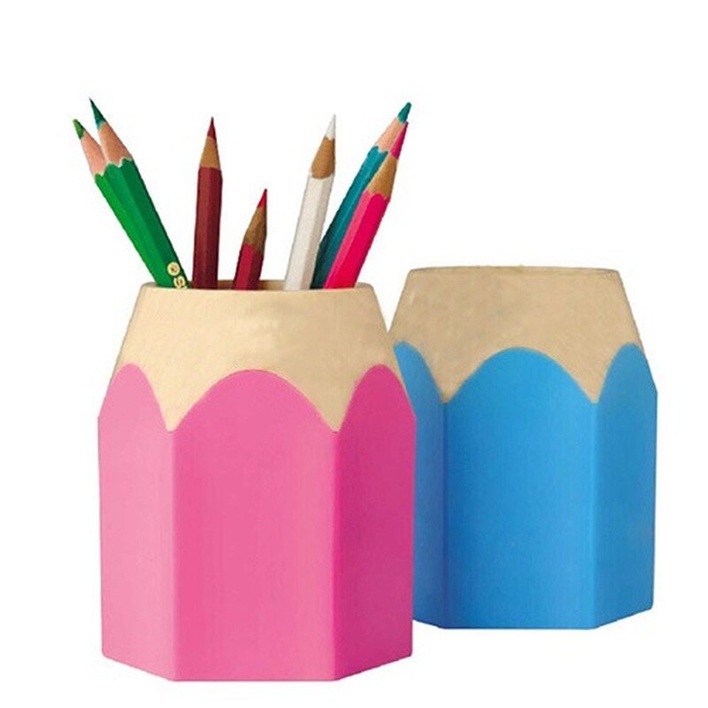 Pen Vase Pencil Pot Makeup Brush Holder Stationery... – Grandado