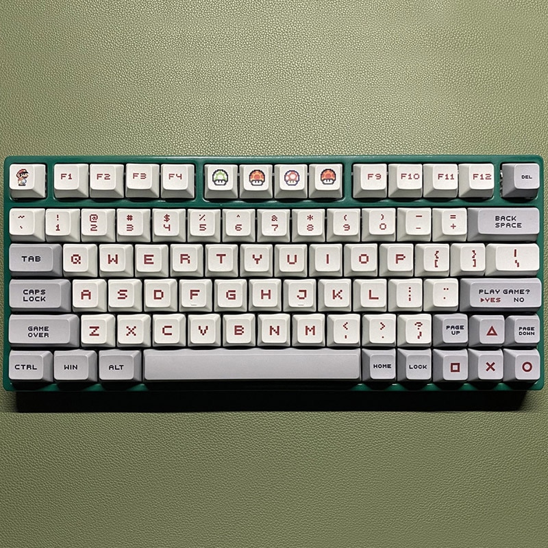 XDA keycaps Red White Machine PBT Sublimation Key-... – Vicedeal