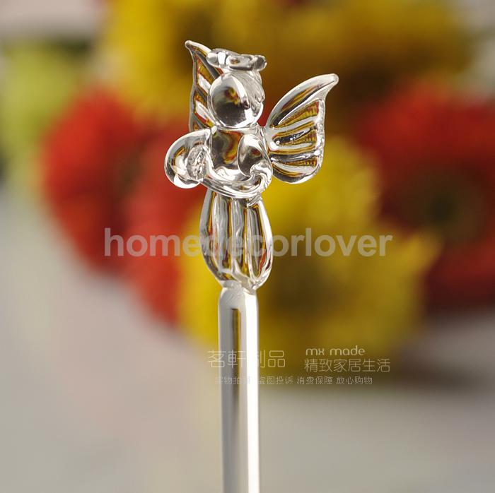 Angle Clear Glass Rod Cocktail Drink Stirrer Mixer... – Vicedeal