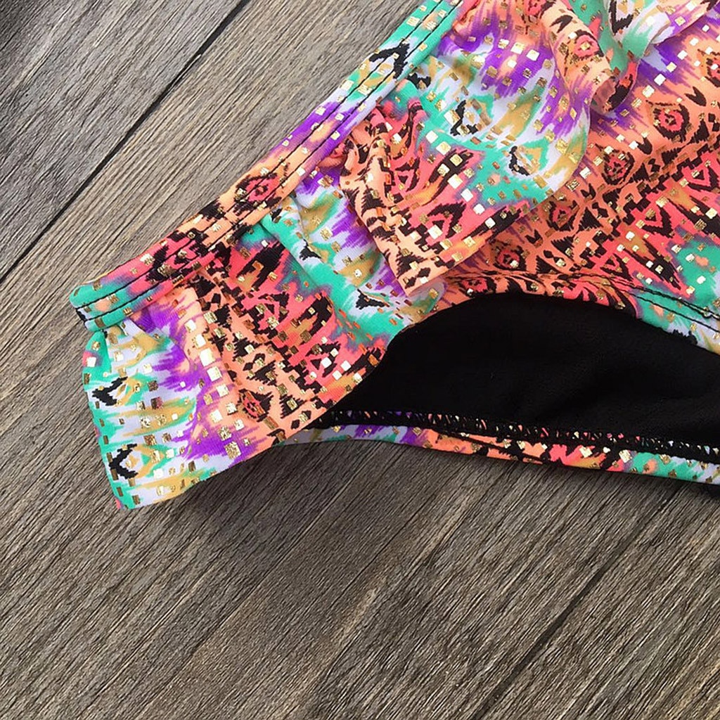 Summer girls swimwear Teen Children Girls Print Af... – Vicedeal