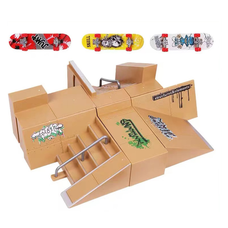 Finger Board Skate Park Ramp Track Skatepark Finge... – Grandado