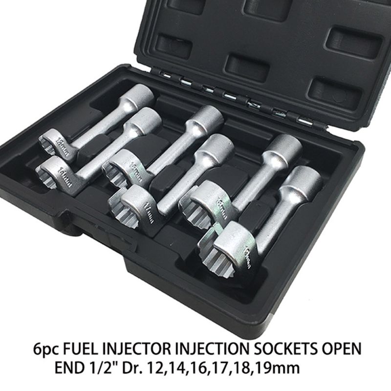 6 Pcs Fuel Injector Injection Sockets L-Type Wrenc... – Grandado