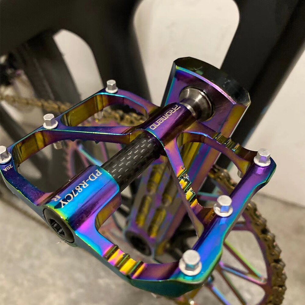 Promend mtb/road bike färgglada kolfiberpedaler 16... – Grandado