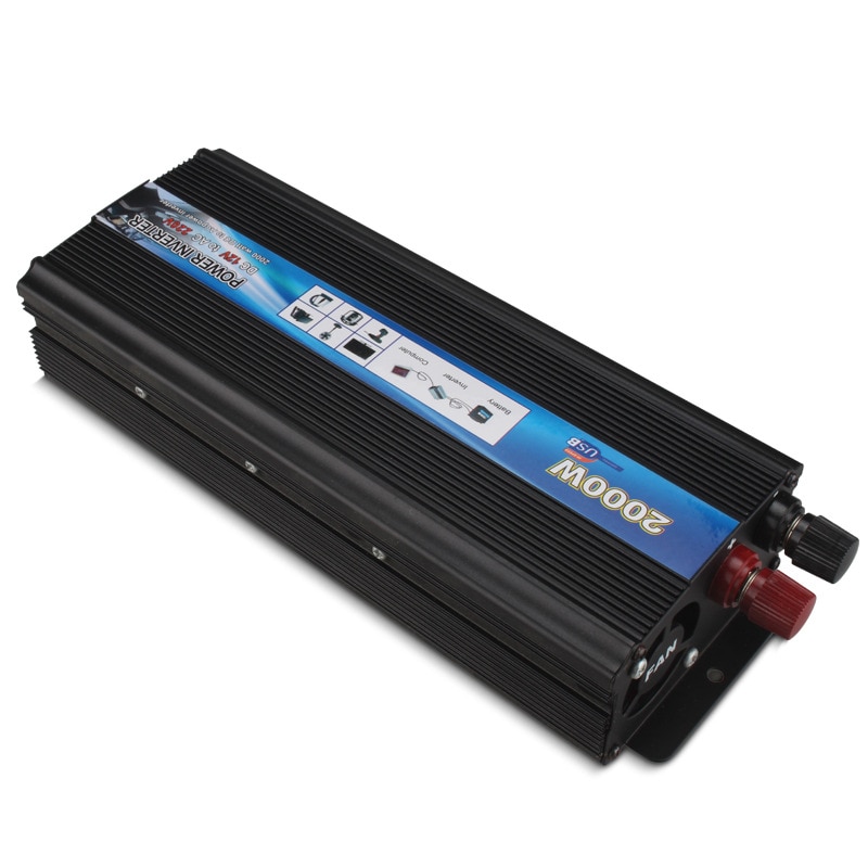 Inverter 2000W High-Power Solar Converter 12V/24V ... – Vicedeal