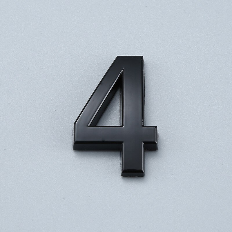 5cm Zwarte Deur Nummer Teken Zelfklevende Huis Adr... – Grandado