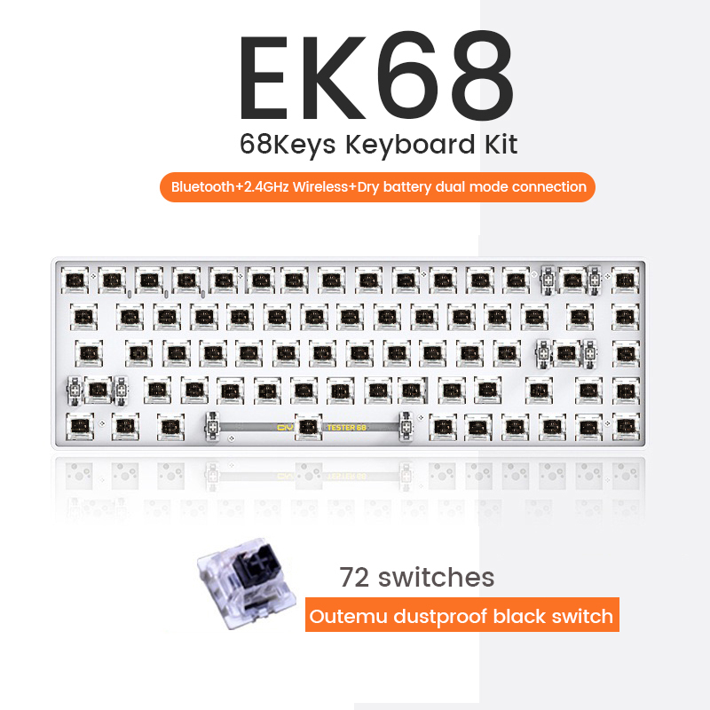 68 Toetsen Bluetooth Wireless 2.4G Hotswap Diy Toe... – Vicedeal
