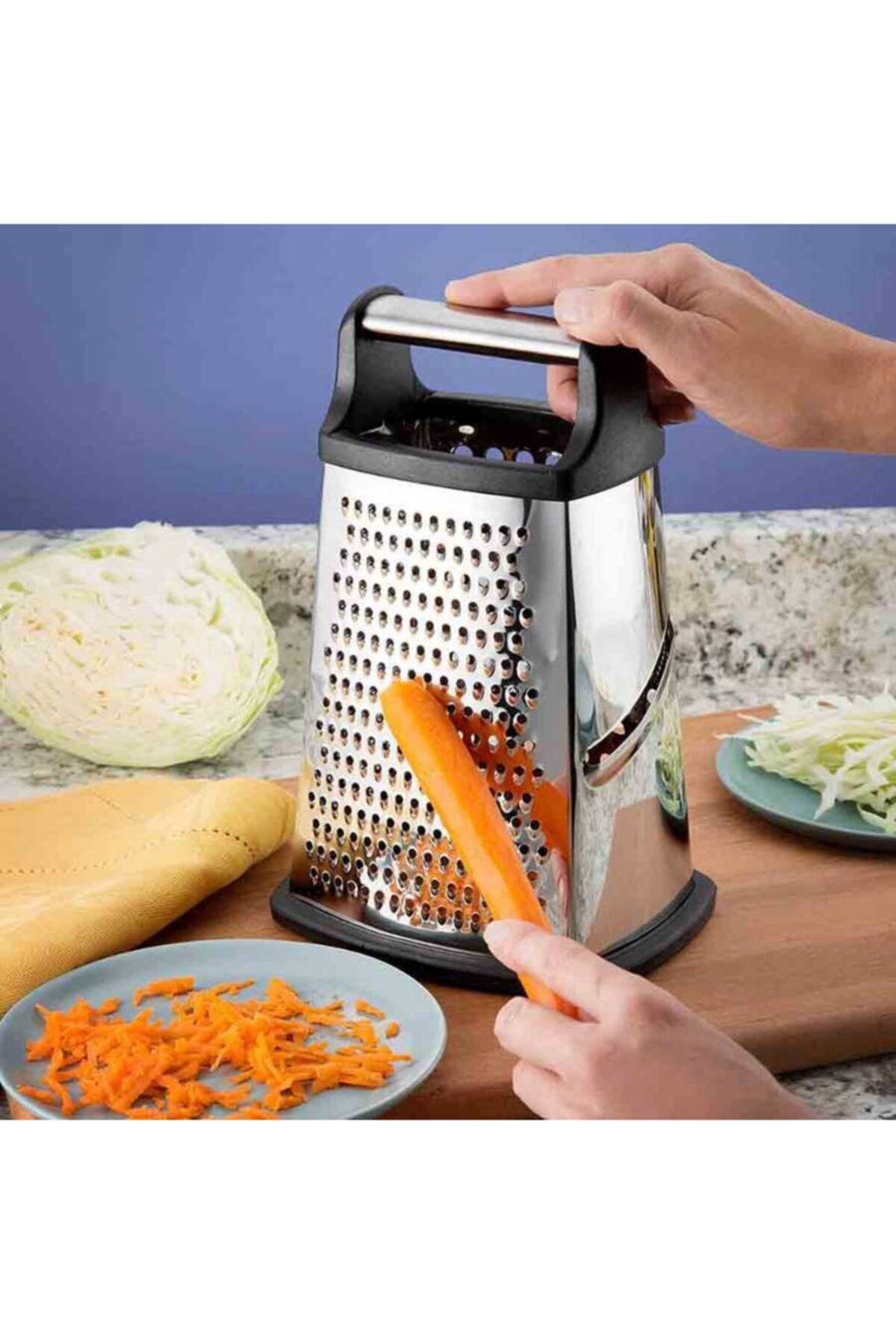 -Rvs Vier-Weg Multifunctionele Antislip Keuken Ras... – Vicedeal