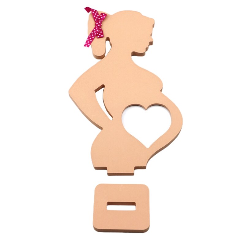 Wooden Photo Frame Pregnant Woman Ornaments Pregna... – Grandado