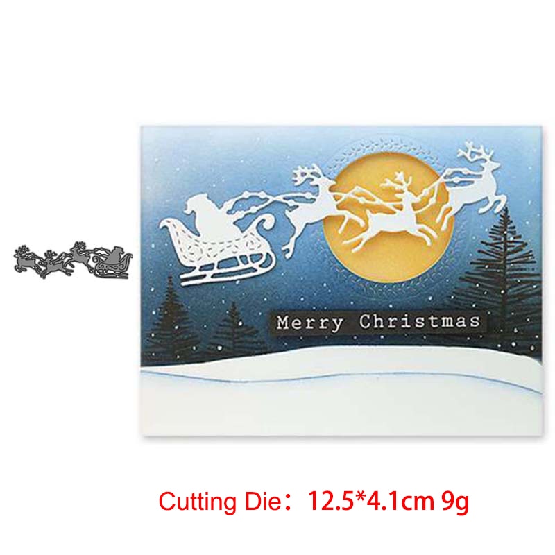 Christmas Cutting Dies Scrapbooking Santa Claus Sl... – Grandado