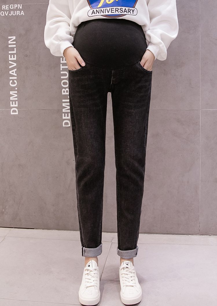 Herfst En Winter Zwangere Vrouwen Oude Broek Jeans... – Vicedeal