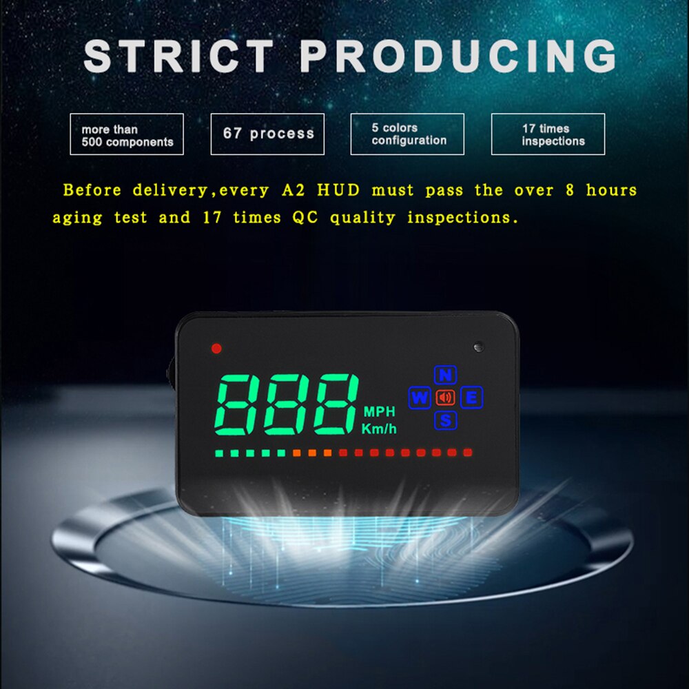 A2 display head up display gps Digital Car Speedom... – Grandado