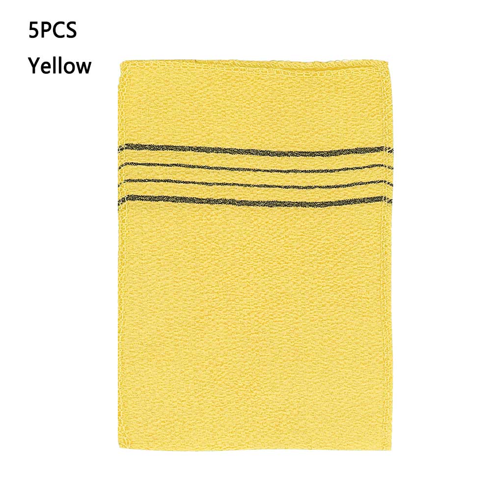1/3/5 Pcs Korean Asian Exfoliating Bath Washcloth ... – Grandado