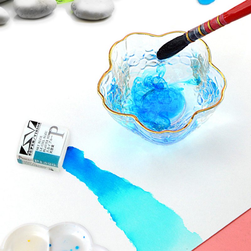 Super Vision 12/24 Colors Solid Watercolor Paint S... – Grandado