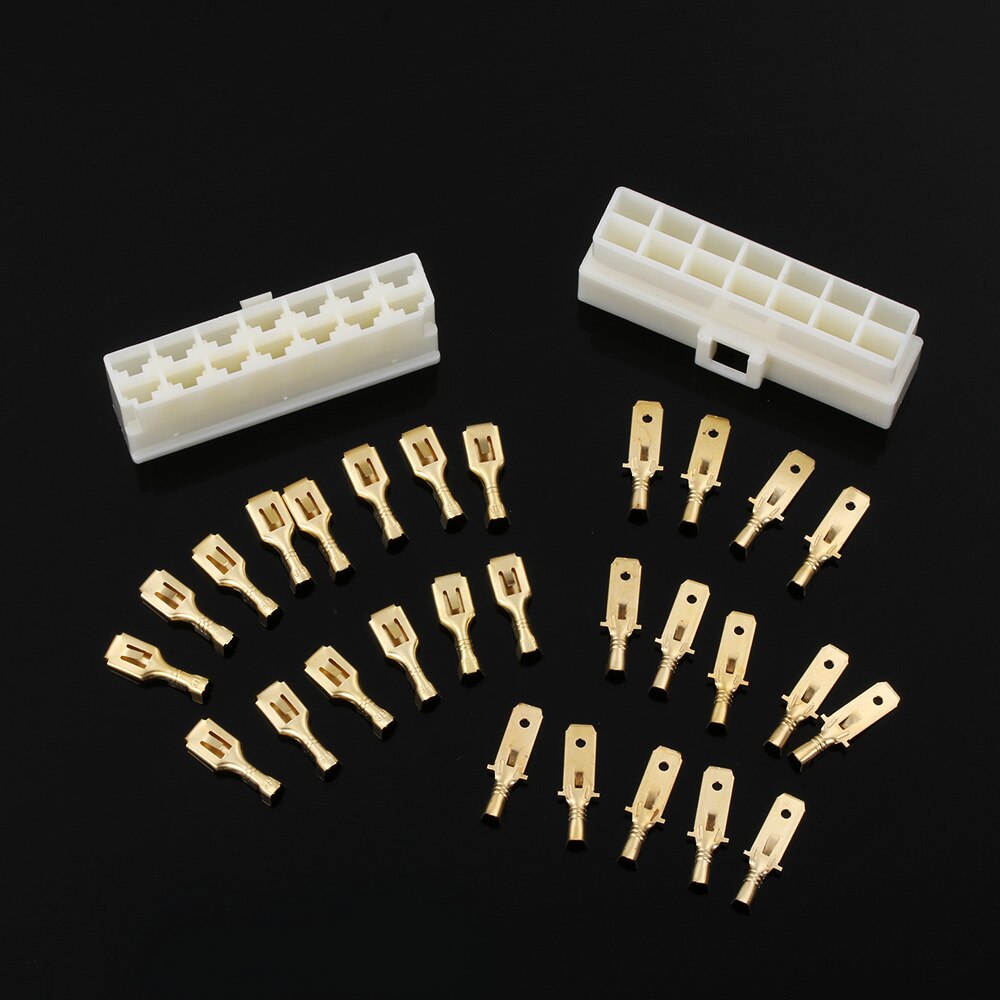 1 Sets 6.3mm 1/2/3/4/6/8/12 P/14 pin Automotive 6.... – Vicedeal