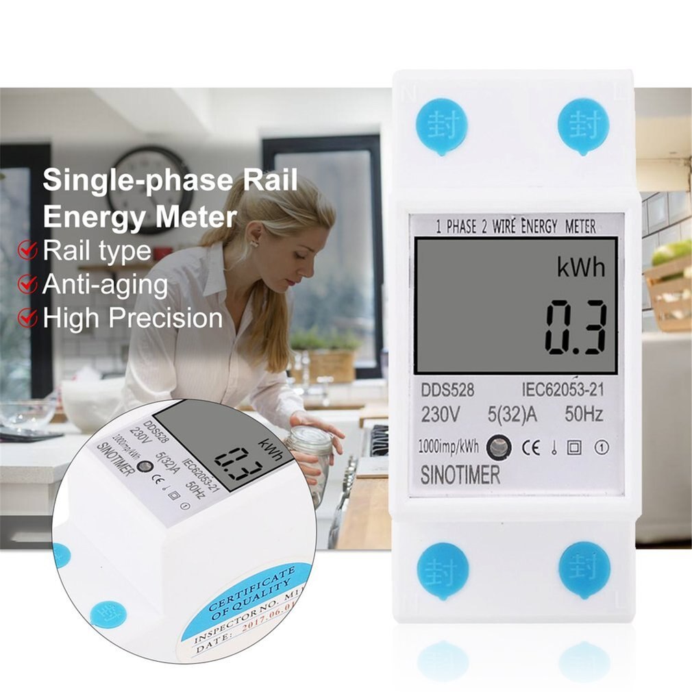 Stroomverbruik Energie Watt Amp Volt Meter Analyze... – Vicedeal