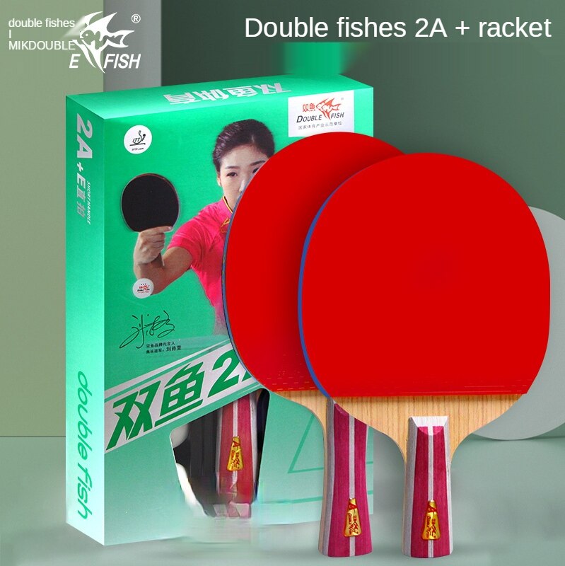 Tennis Table Racket Short Long Handle wood Blade R... – Vicedeal