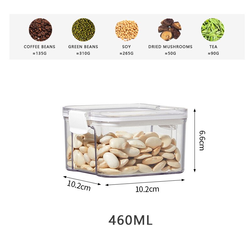 Transparent Sealed Storage Box Kitchen Food Grain ... – Grandado