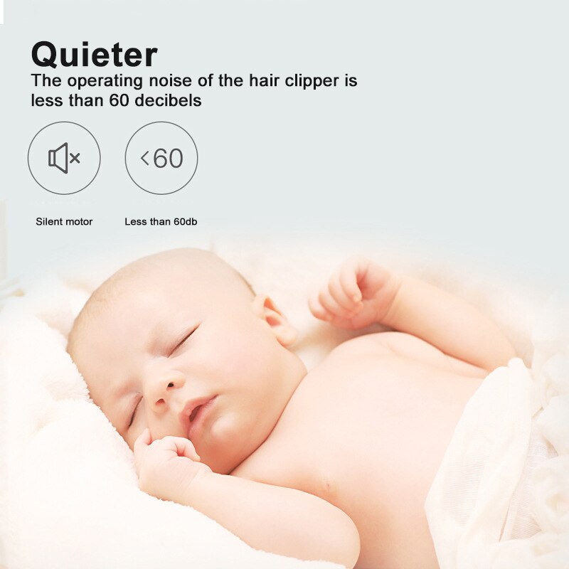 Hair Clipper Waterproof Baby Hair Clipper Silent R... – Grandado