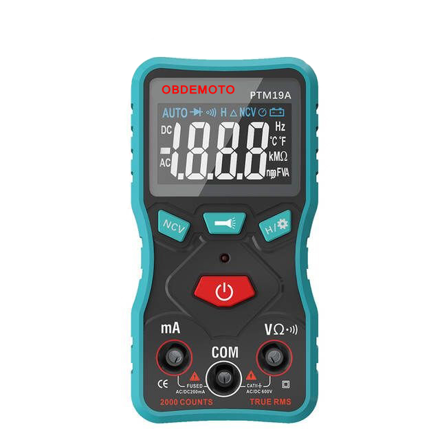 Digital Multimeter 2000 Counts PTM19A with Best an... – Vicedeal